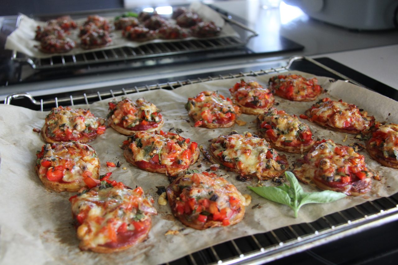 Mini Potato Base Pizzas | Changing Habits