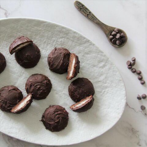 Mint Slice Biscuits | Changing Habits