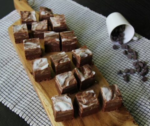 Marble Chocolate Fudge | Changing Habits