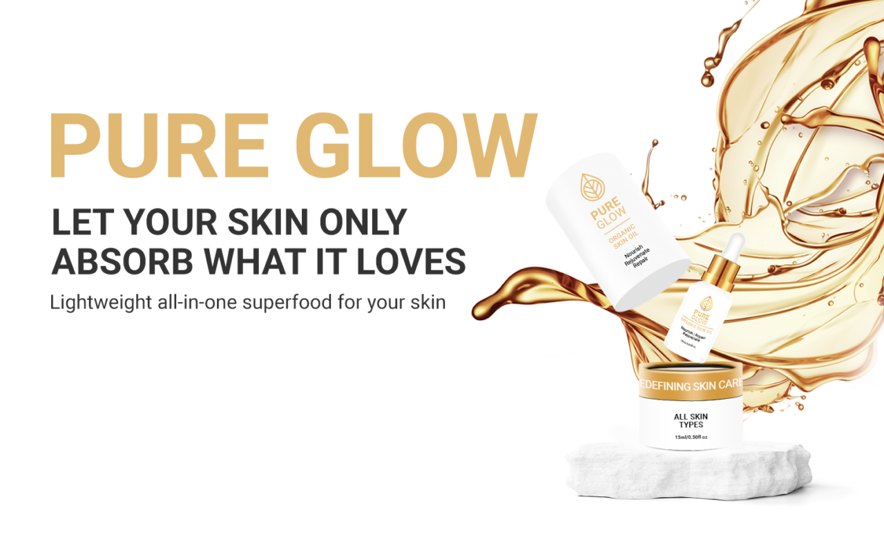 Pure Glow Organic Skin Oil | Changing Habits